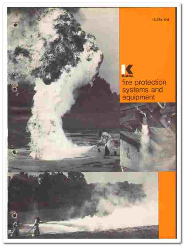 Walter Kidde Company 1976 vintage catalog Fire Protection